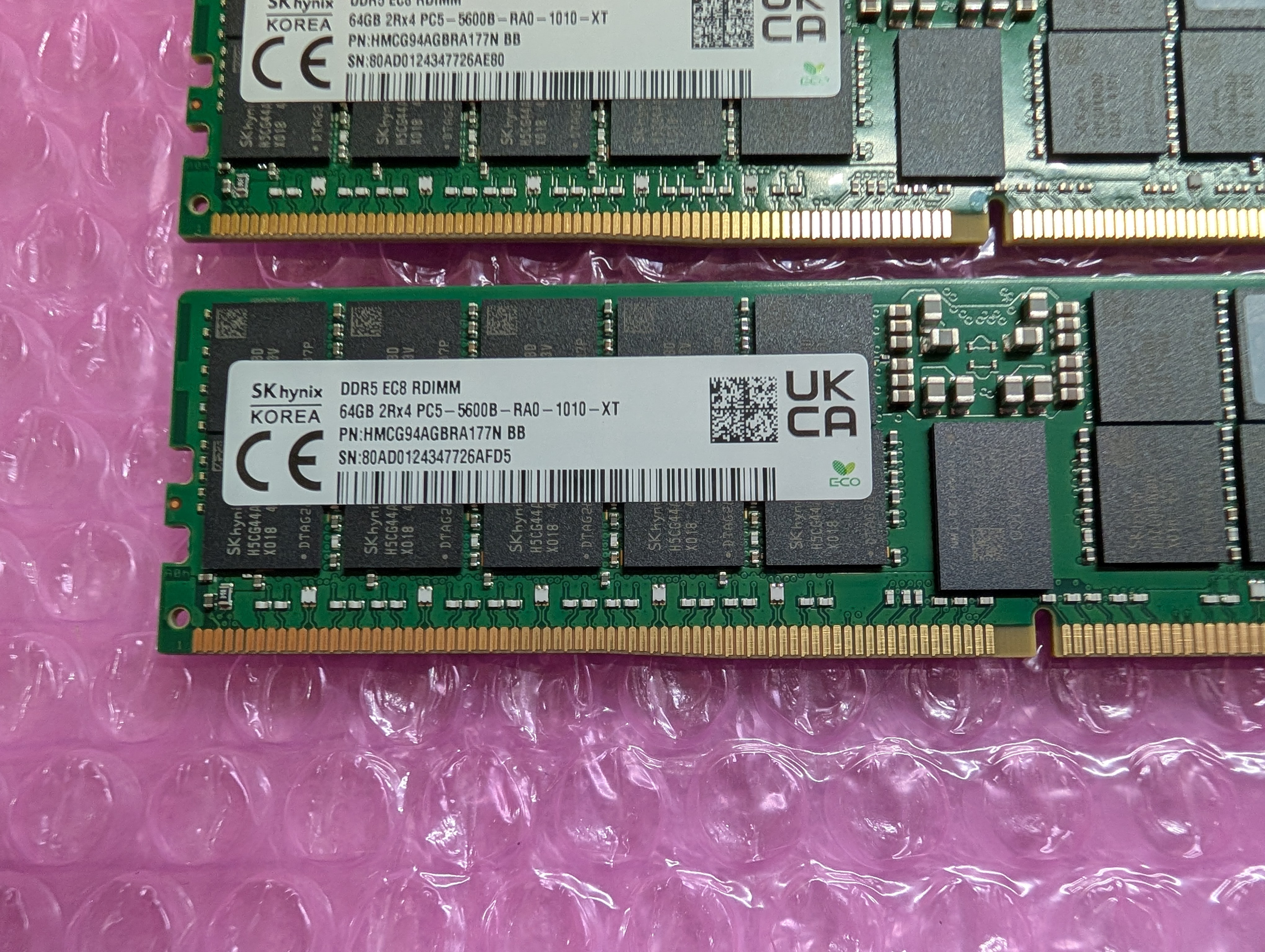 在庫 SK hynix HMCG94AGBRA177N DDR5-5600 PC5-44800 Reg 64GB | PCSERVER1.JP ...