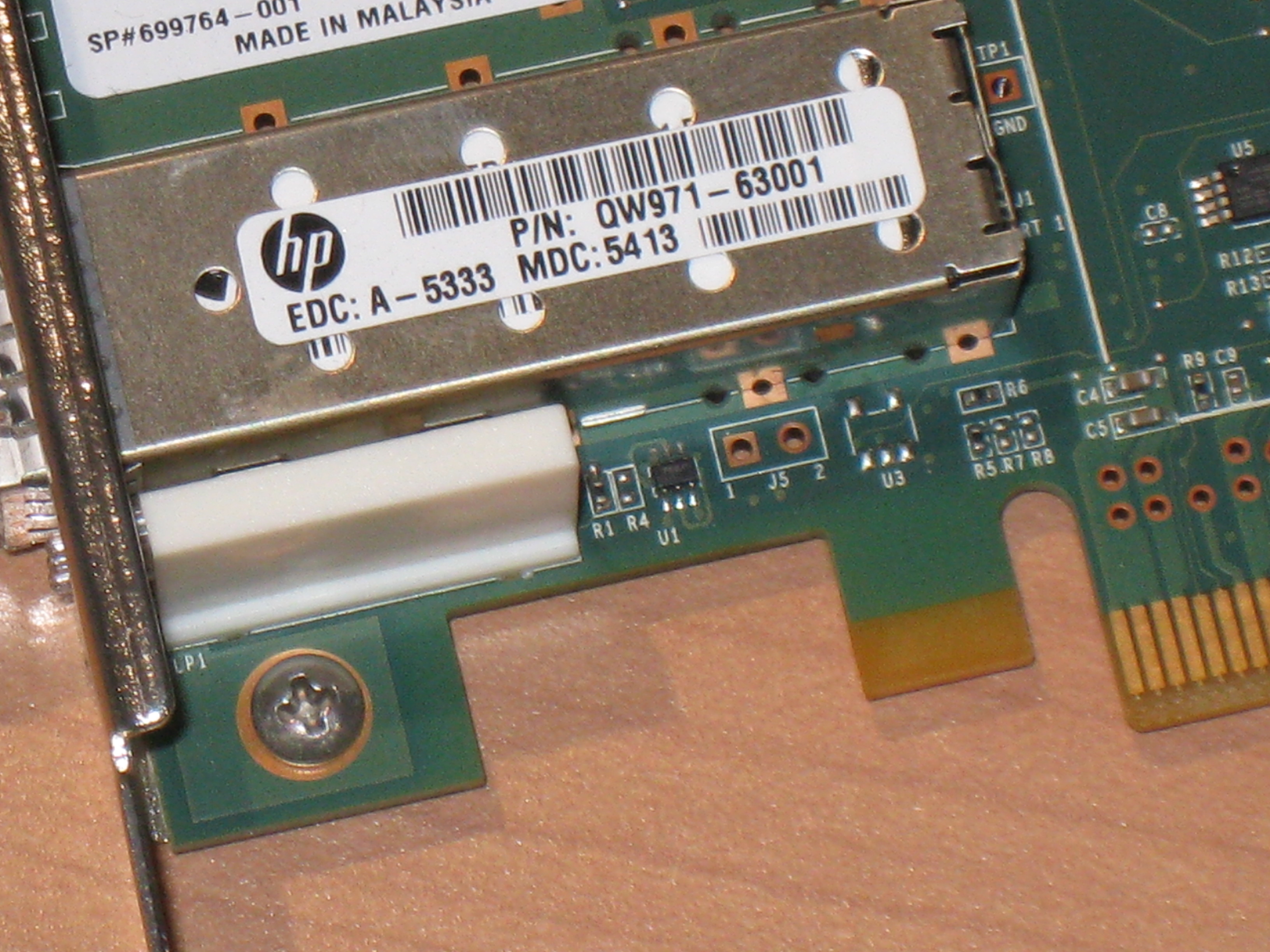 中古 HP QW971A(699764-001) SN1000Q 16Gb Single Port FC HBA GBIC無し ...